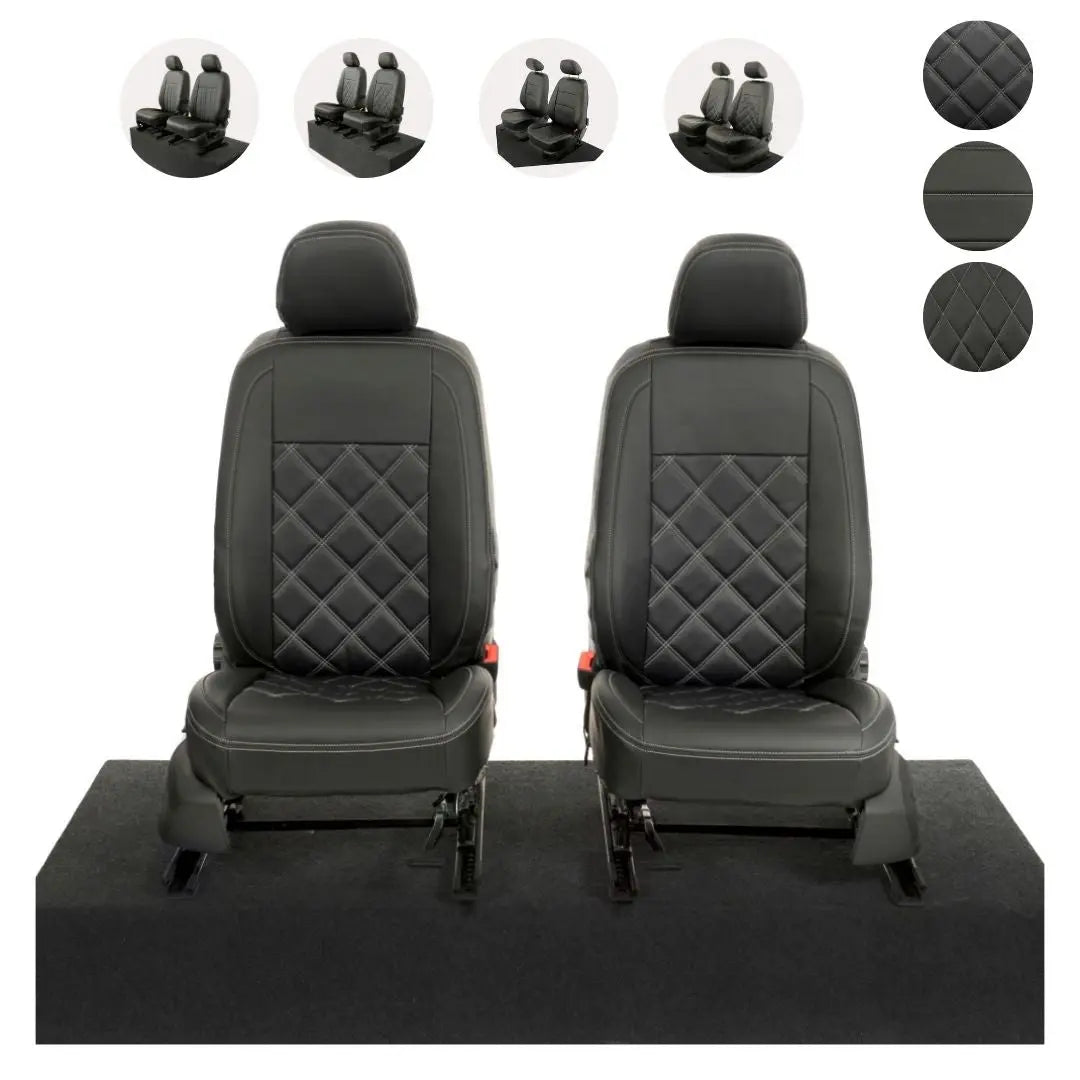 VW Caddy Tailored Leatherette Seat Covers
